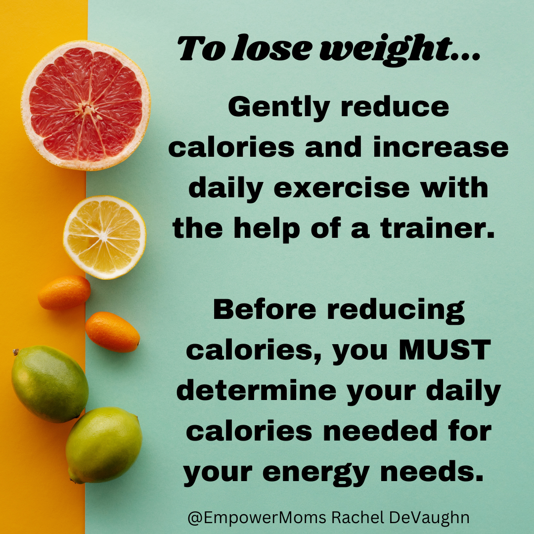 Choosing the RIGHT foods & how to calculate daily calories | EmpowerMoms